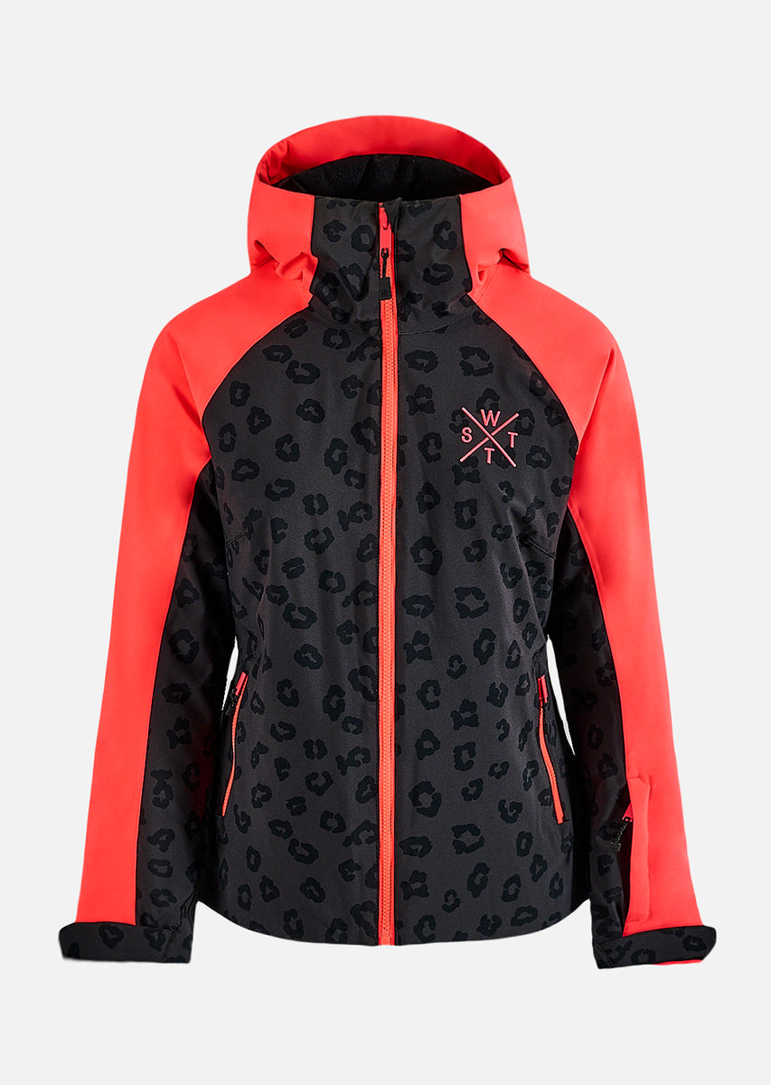 XIce-S Junior Ski Jacket - Leopard Print | WATTS – Watts-team